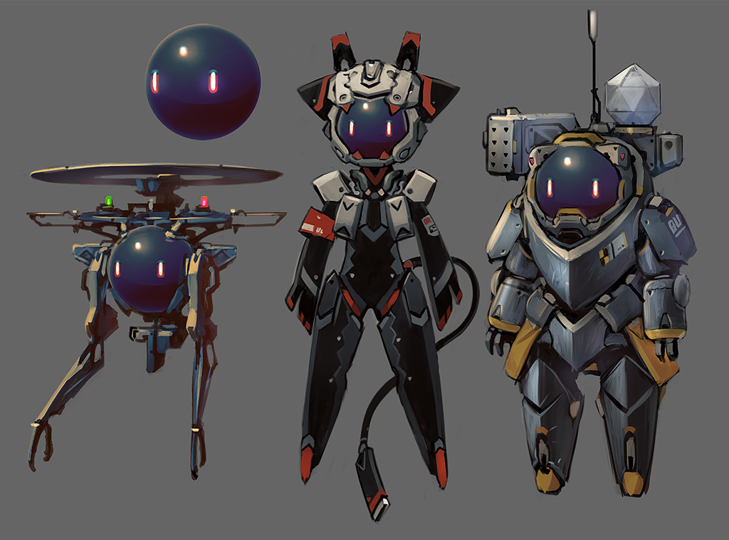 Space Robot - 3D model by ka92 [96fc92a] - Sketchfab